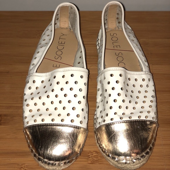 Sole Society | Shoes | Sole Society Elodie Perforated Espadrilles ...